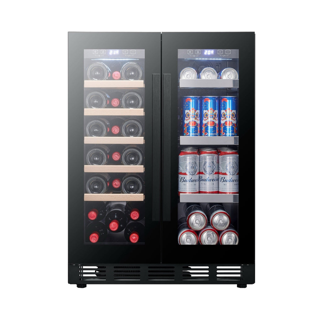 Weinkühlschrank 20 Flaschen Arctic Collection 60 Duo Fullglass Black